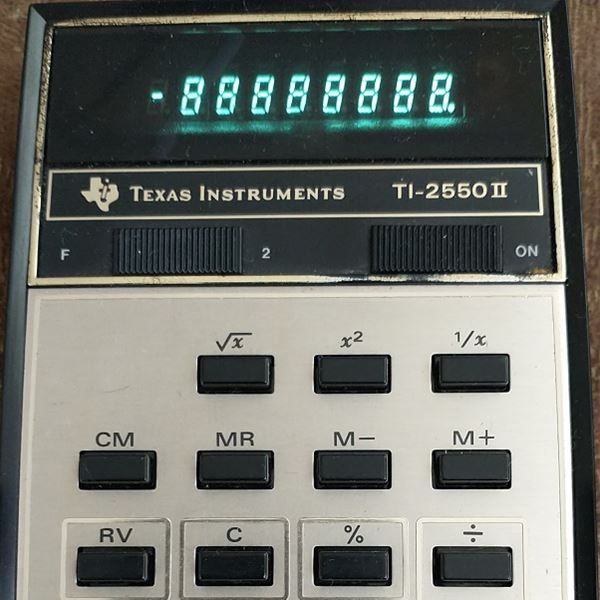 Texas Instruments TI-2550-II - vintagecalc